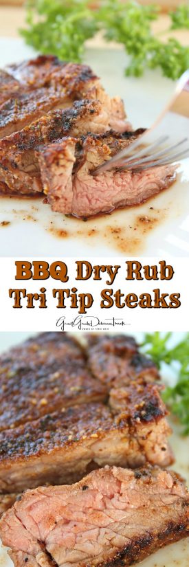 BBQ Dry Rub Tri Tip Steaks - Great Grub, Delicious Treats