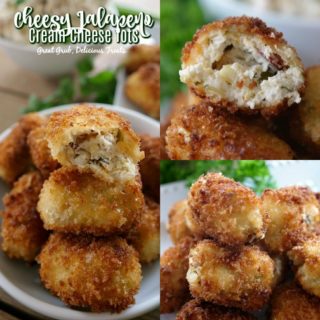 Cheesy Jalapeno Cream Cheese Tots - Great Grub, Delicious Treats