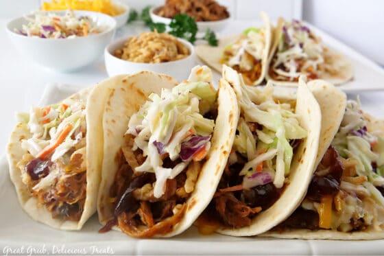 Pulled Pork Tacos {Made Easy with Leftover Pulled Pork}