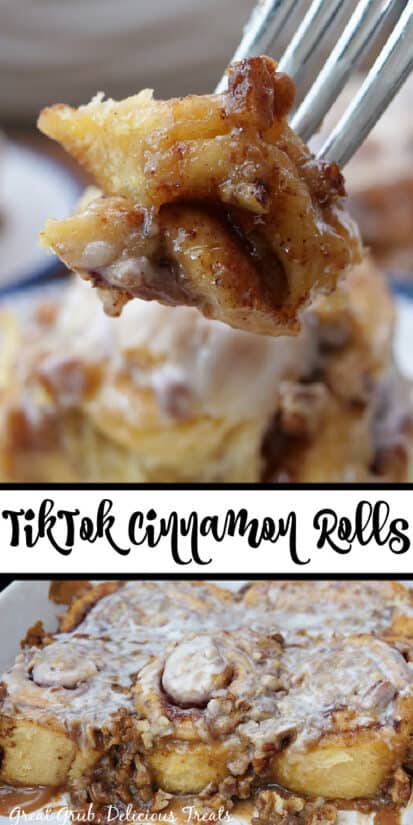 TikTok Cinnamon Rolls - Great Grub, Delicious Treats