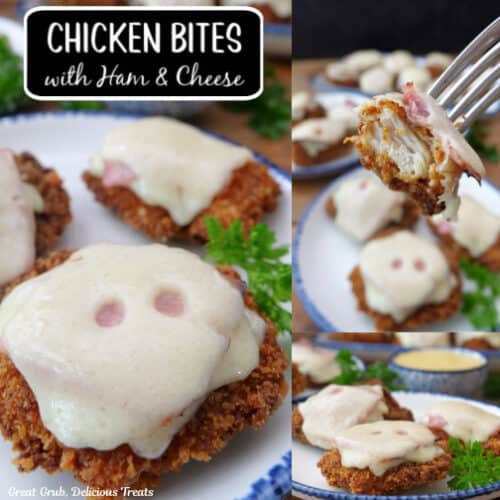 Chicken Bites with Ham and Cheese - Great Grub, Delicious Treats