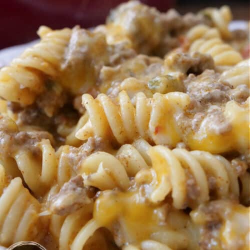 Beef Pasta (Easy One Pot Ground Beef Recipe) - Great Grub, Delicious Treats