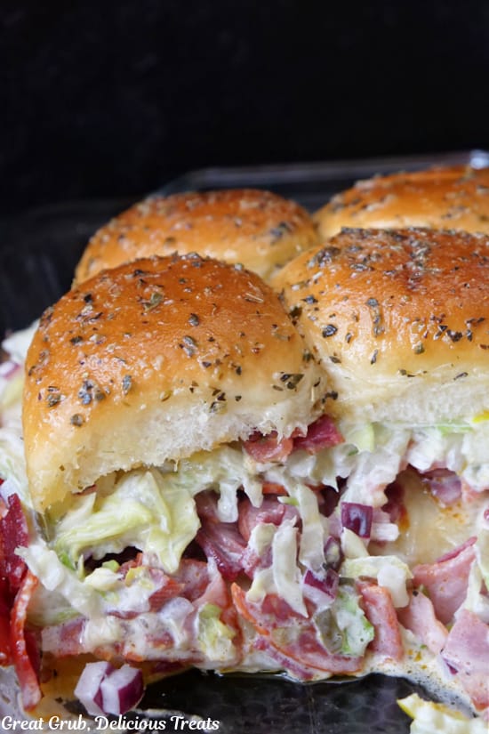 Italian Sliders - Great Grub, Delicious Treats