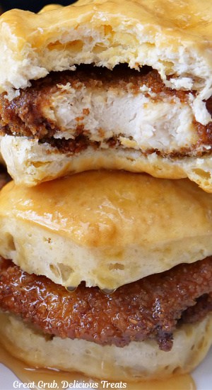 Honey Butter Chicken Biscuit - Great Grub, Delicious Treats