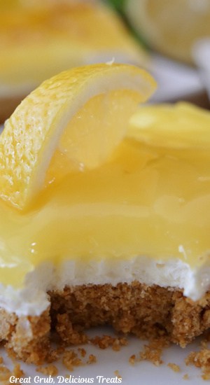Lemon Cream Cheese Dessert - Great Grub, Delicious Treats
