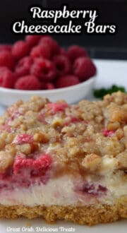 Raspberry Cheesecake Bars - Great Grub, Delicious Treats