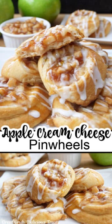 Apple Cream Cheese Pinwheels - Great Grub, Delicious Treats
