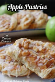 Apple Pastry with Cream Cheese - Great Grub, Delicious Treats