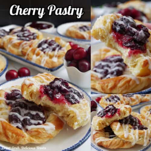 Cherry Pastry with Cream Cheese - Great Grub, Delicious Treats