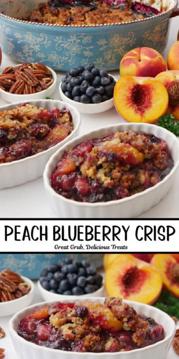 Peach Blueberry Crisp - Great Grub, Delicious Treats