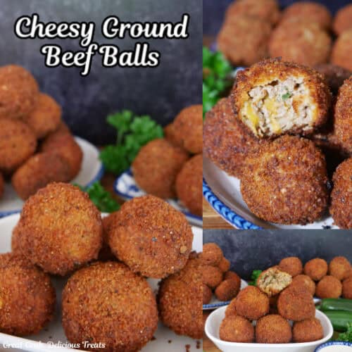 Cheesy Ground Beef Balls - Great Grub, Delicious Treats