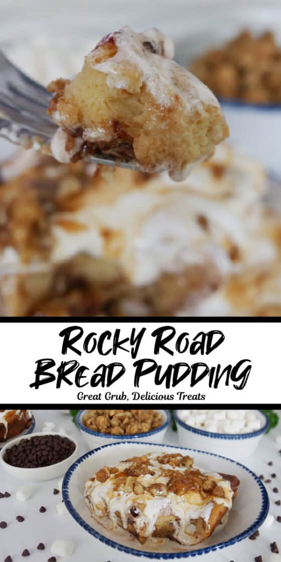 Rocky Road Bread Pudding - Great Grub, Delicious Treats