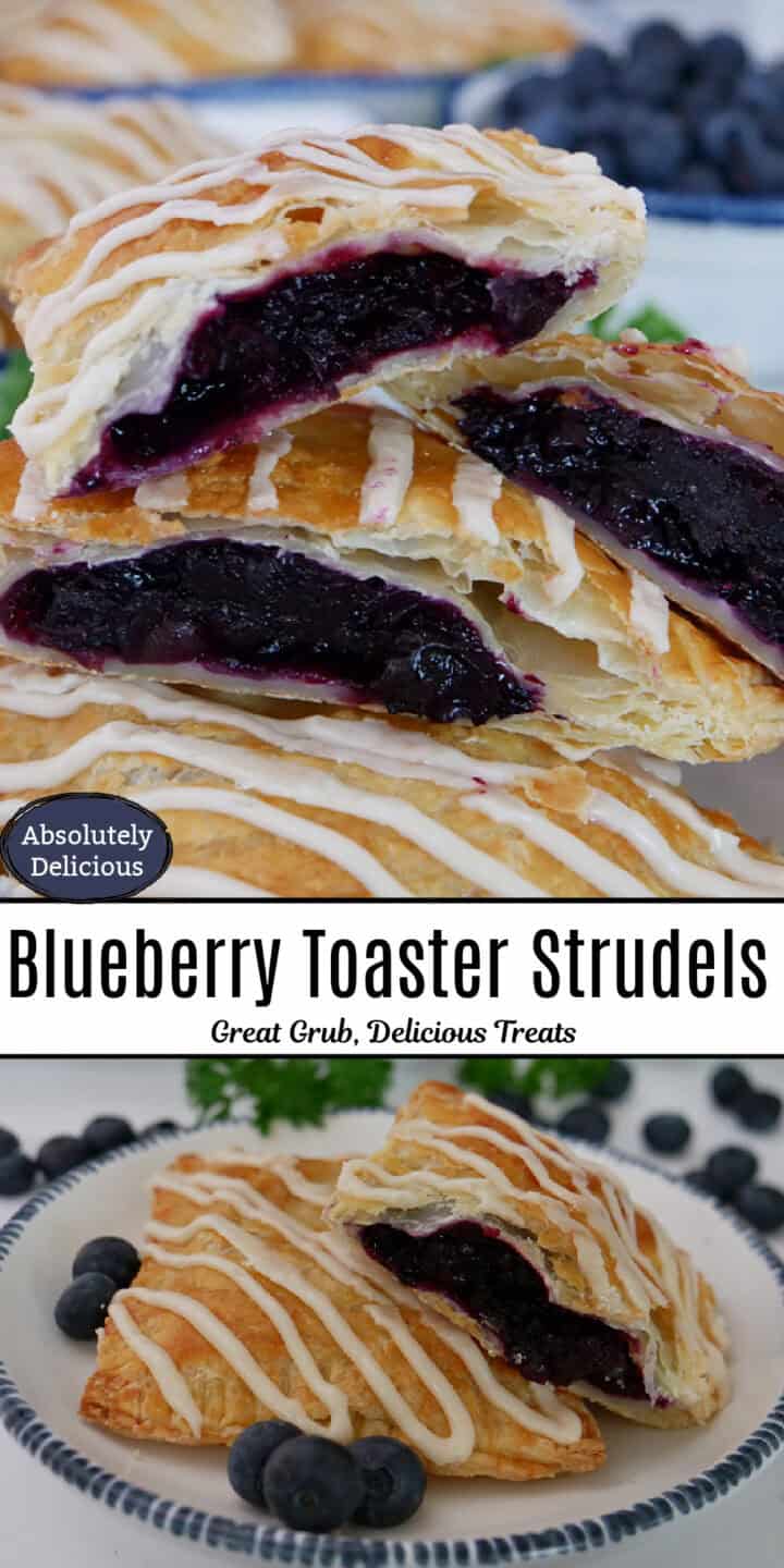 Blueberry Toaster Strudel - Great Grub, Delicious Treats