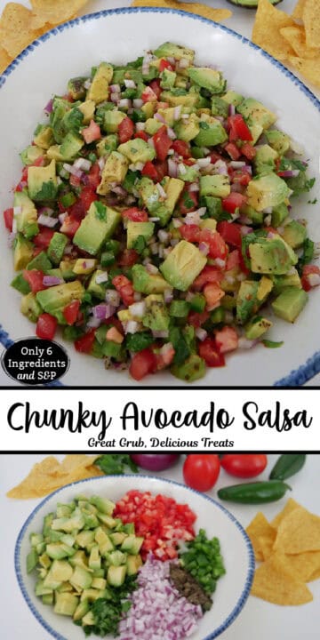 Chunky Avocado Salsa - Great Grub, Delicious Treats