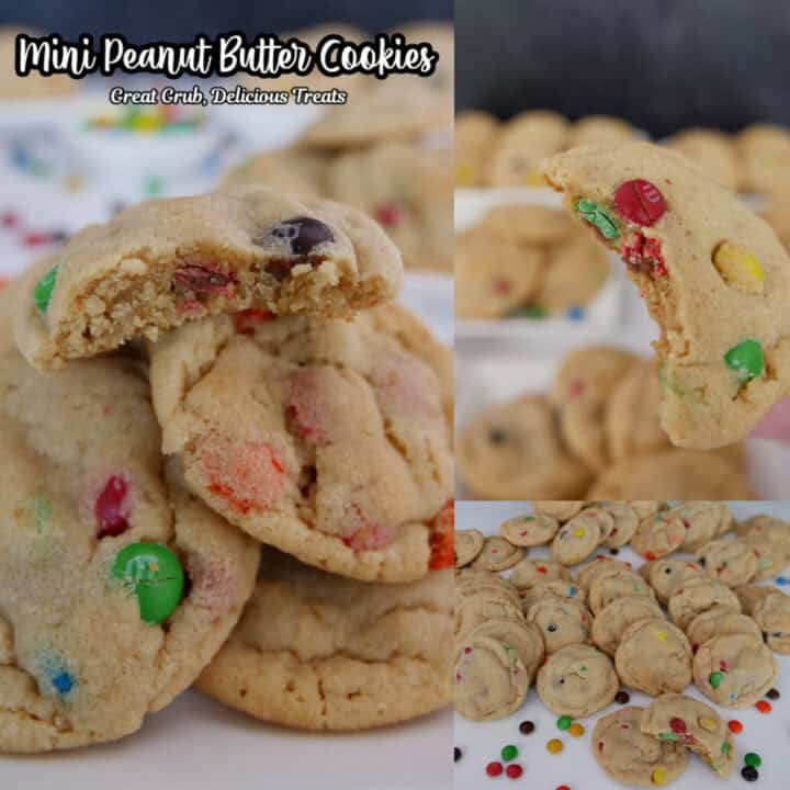 Mini Peanut Butter Cookies - Great Grub, Delicious Treats