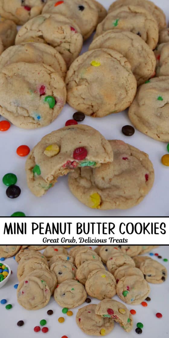 Mini Peanut Butter Cookies - Great Grub, Delicious Treats