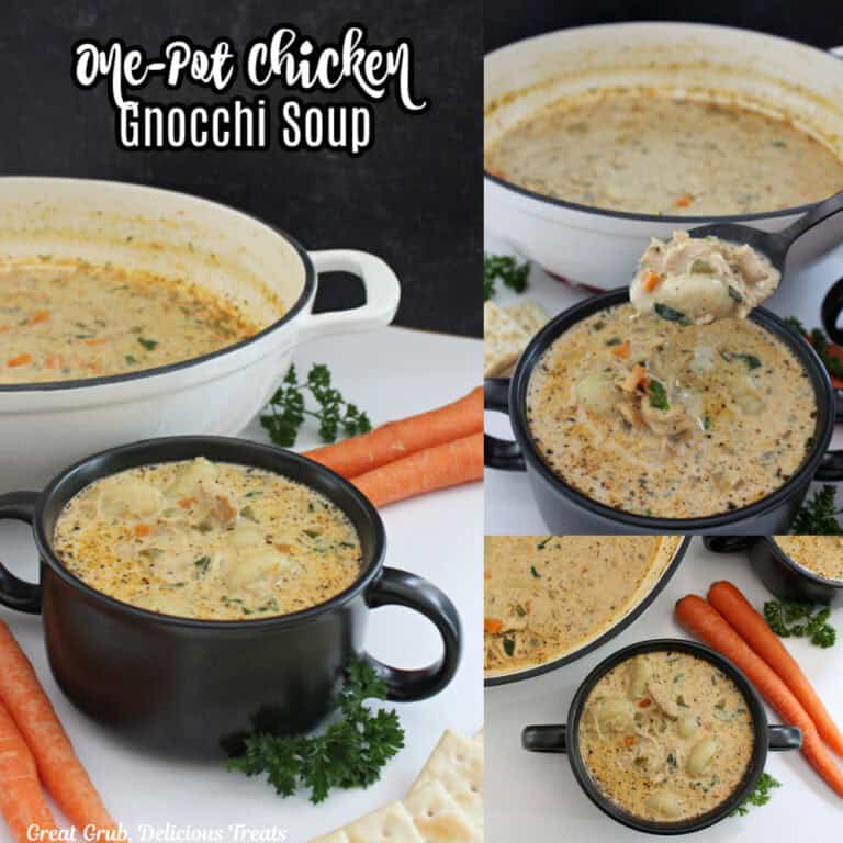 One Pot Chicken Gnocchi Soup - Great Grub, Delicious Treats