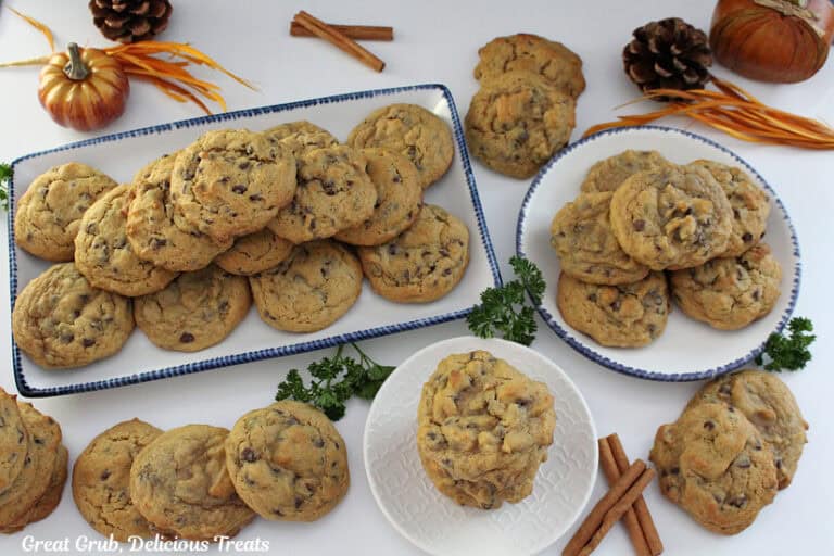 Pumpkin Chocolate Chip Cookies - Great Grub, Delicious Treats