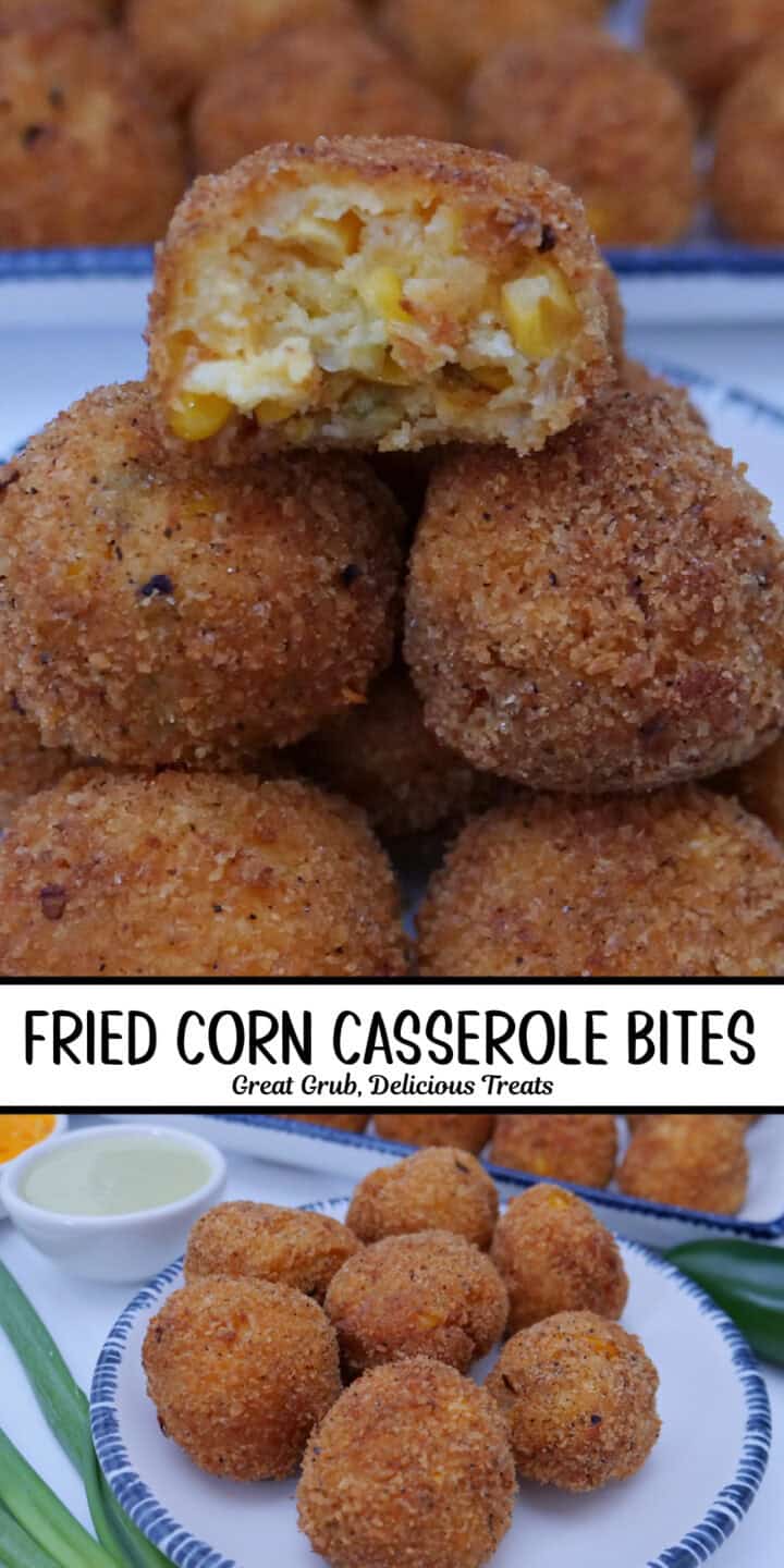Fried Corn Casserole Bites - Great Grub, Delicious Treats