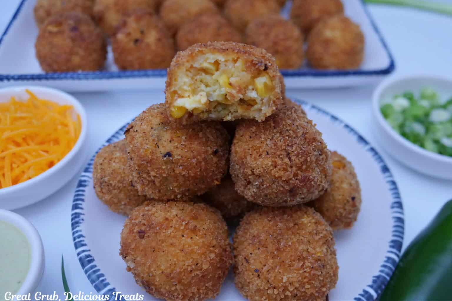 Fried Corn Casserole Bites - Great Grub, Delicious Treats