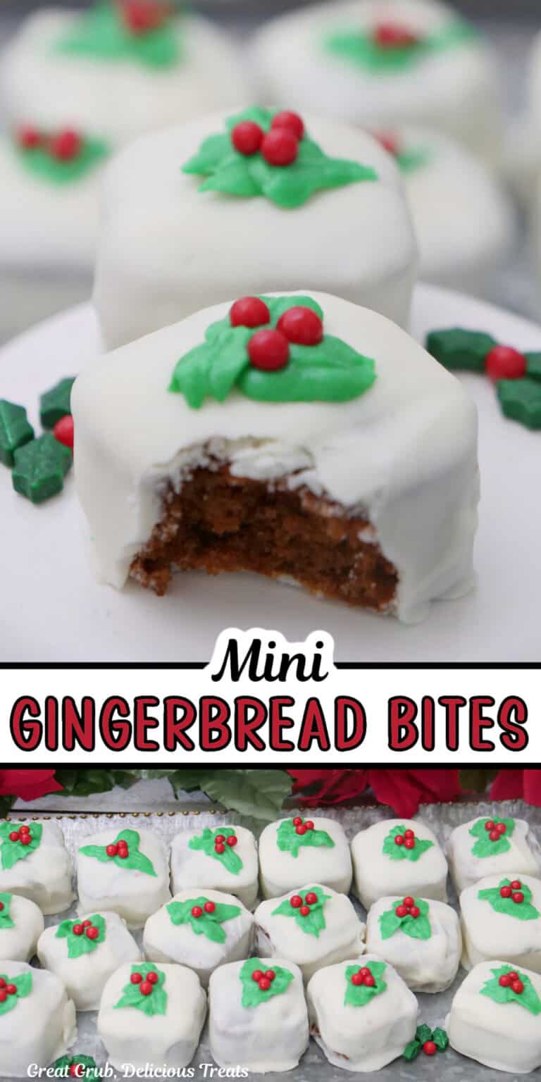 Mini Gingerbread Bites - Great Grub, Delicious Treats