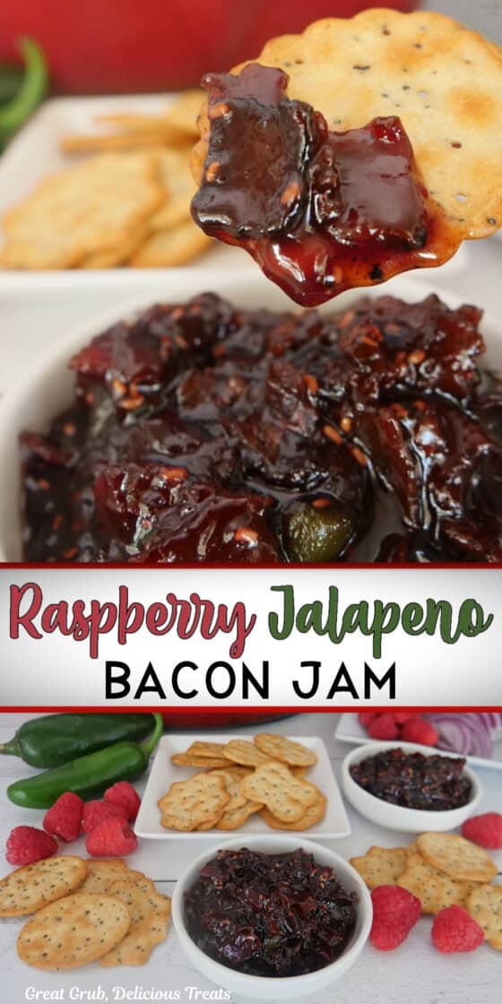 Raspberry Jalapeno Bacon Jam - Great Grub, Delicious Treats