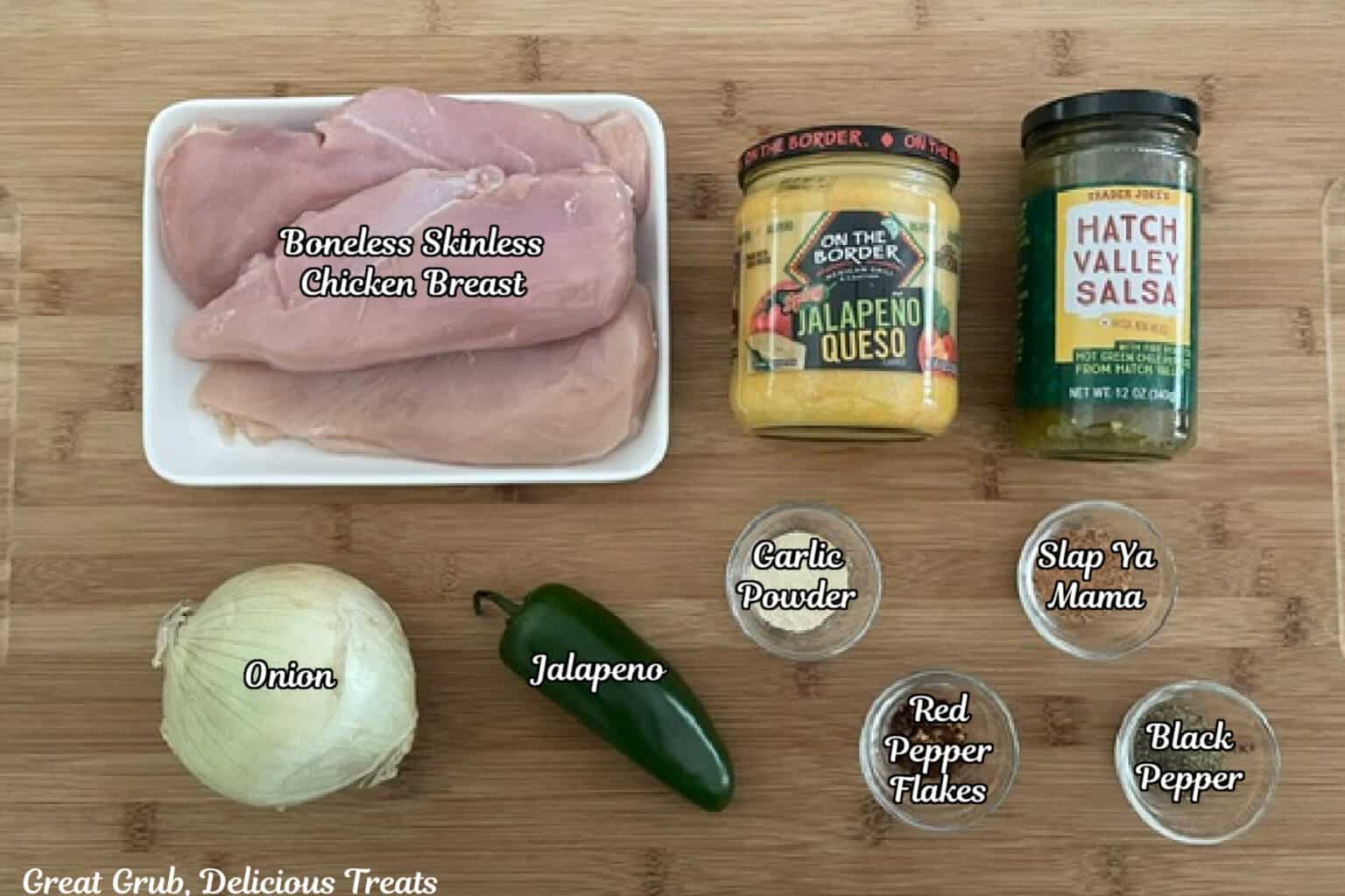Crock Pot Spicy Queso Chicken - Great Grub, Delicious Treats