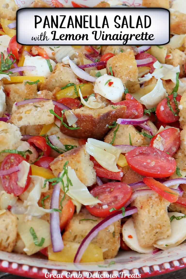 Panzanella Salad (Crispy Bread Salad) - Great Grub, Delicious Treats